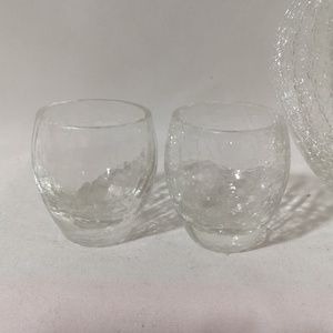 Kristol Germany | Dining | Beautiful Kristol Germany Crackle Glass ...